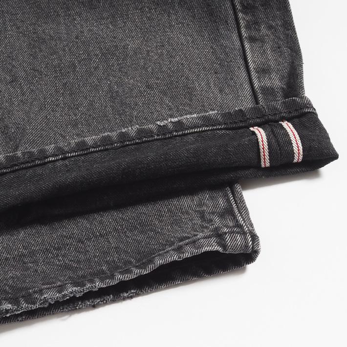 Levis PReMIUM LEVIS リーバイス 501 ブラック セルビッジ 赤耳 ヘンプ レギュラーストレート (005013518 ...