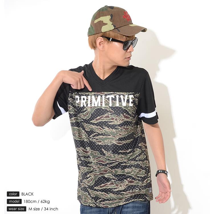 PRIMITIVE プリミティブ Tシャツ 半袖 メッシュ 切替 総柄 タイガーカモ ドット センターロゴ セール : BIG HOOK - 通販 - Yahoo!ショッピング
