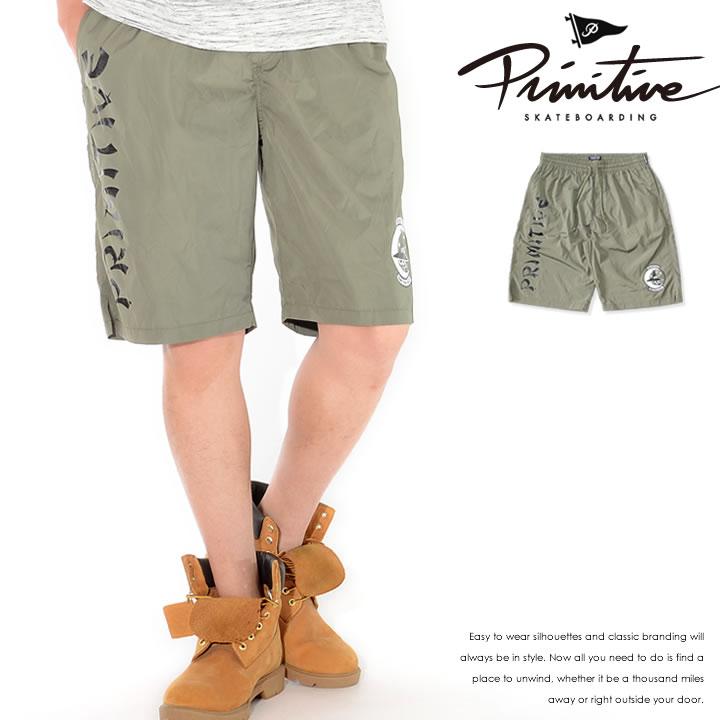 アウトレット PRIMITIVE プリミティブ ショートパンツ ハーフパンツ 右縦ネームロゴプリント 左サークルロゴ * セール : BIG HOOK - 通販 - Yahoo!ショッピング