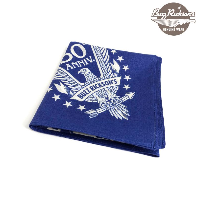 BUZZ RICKSON'S [メール便可]バズリクソンズ BuzzRickson's [BR02761] 30周年記念バンダナ 30th ...