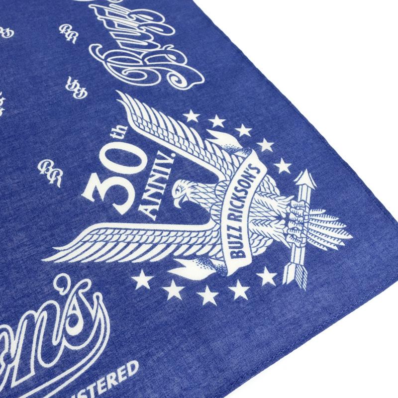 BUZZ RICKSON'S [メール便可]バズリクソンズ BuzzRickson's [BR02761] 30周年記念バンダナ 30th ...