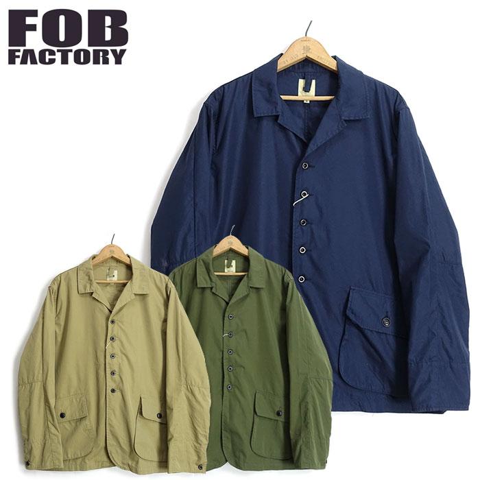FOBファクトリー [F2439] パッカブル フィールド ジャケット C/N PACKABLE FIELD JACKET 日本製 :fob ...