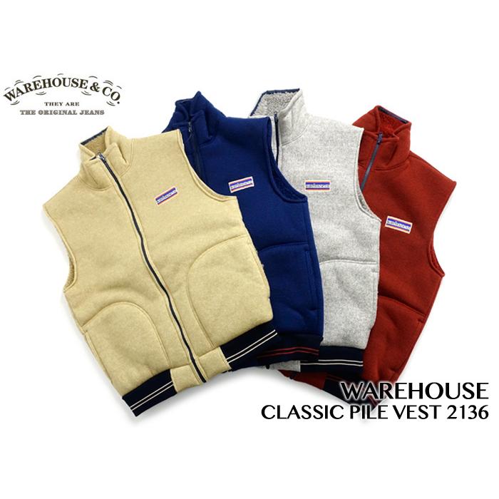 WAREHOUSE ウエアハウス [2136] フリース クラシック パイルベスト CLASSIC PILE VEST 日本製 : CLEVER WEB SHOP - 通販 - Yahoo ...