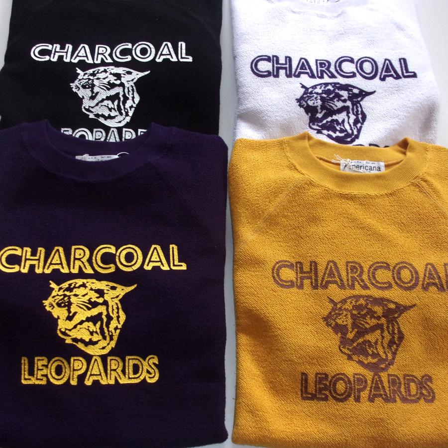 AMERICANA Americana（アメリカーナ)×ORIGINAL Charcoal（オリジナル チャコール）Leopards Crew L/S / 24-02-1-050 トレーナー ...