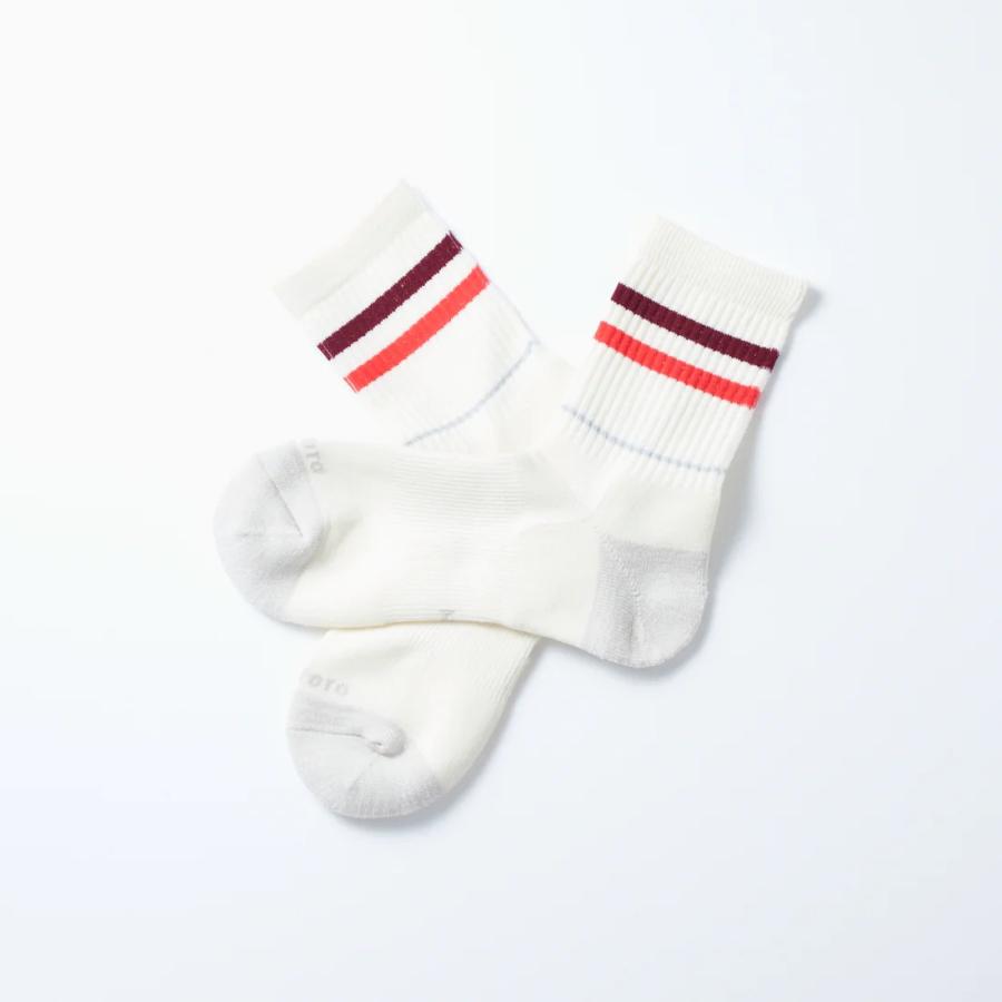 ROTOTO ALLROUNDER ”2 STRIPE MERINO CREW SOCKS ”/ ロトト 2ストライプ メリノクルーソックス ...