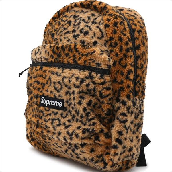 Supreme（シュプリーム） SUPREME Leopard Fleece Backpack (バックパック) YELLOW 276 ...