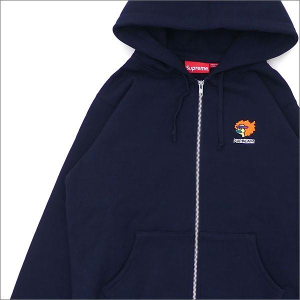 Supreme シュプリーム SUPREME Gonz Ramm Zip Up Sweatshirt (スウェットパーカー) NAVY 212 ...