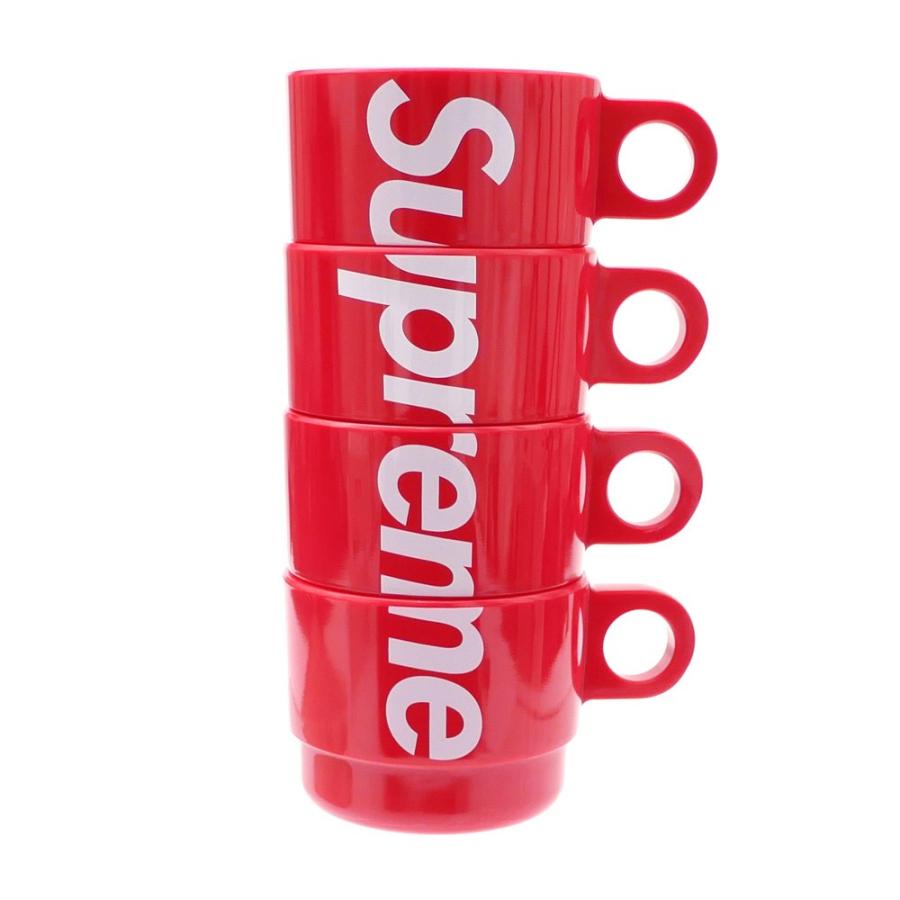 Supreme シュプリーム SUPREME Stacking Cups (Set of 4) (マグカップ4個セット) RED 290 ...