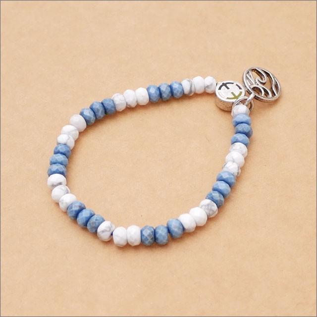 Ron Herman（ロンハーマン） EQUALIZE(イコライズ) 取り扱い Wave Bead Bracelet (ブレスレット) BLUExWHITE 269-000342-014 ...