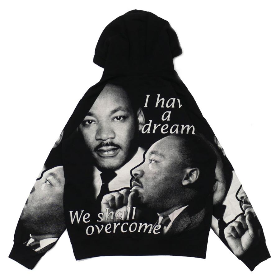Supreme シュプリーム SUPREME MLK Hooded Sweatshirt (スウェットパーカー) BLACK 418 ...