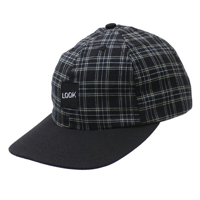 LQQK STUDIO 新品 ルックスタジオ PLAID HAT キャップ BLACK LQQK STUDIO 新品 ルックスタジオ PLAID HAT キャップ BLACK