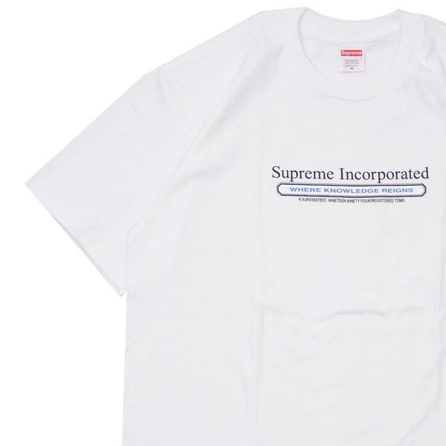 Supreme（シュプリーム） 新品 SUPREME Inc. Tee Tシャツ WHITE ホワイト 白 メンズ 200008351040 ...