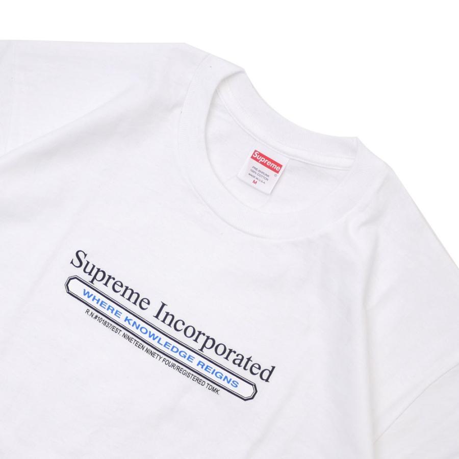 Supreme（シュプリーム） 新品 SUPREME Inc. Tee Tシャツ WHITE ホワイト 白 メンズ 200008351040 ...