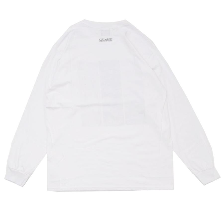 WIND AND SEA 新品 ウィンダンシー x アメリ AMERI WDS PHOTO L/S T-SHIRT 長袖Tシャツ WHITE ホワイト 白 メンズ 202001111050 ...
