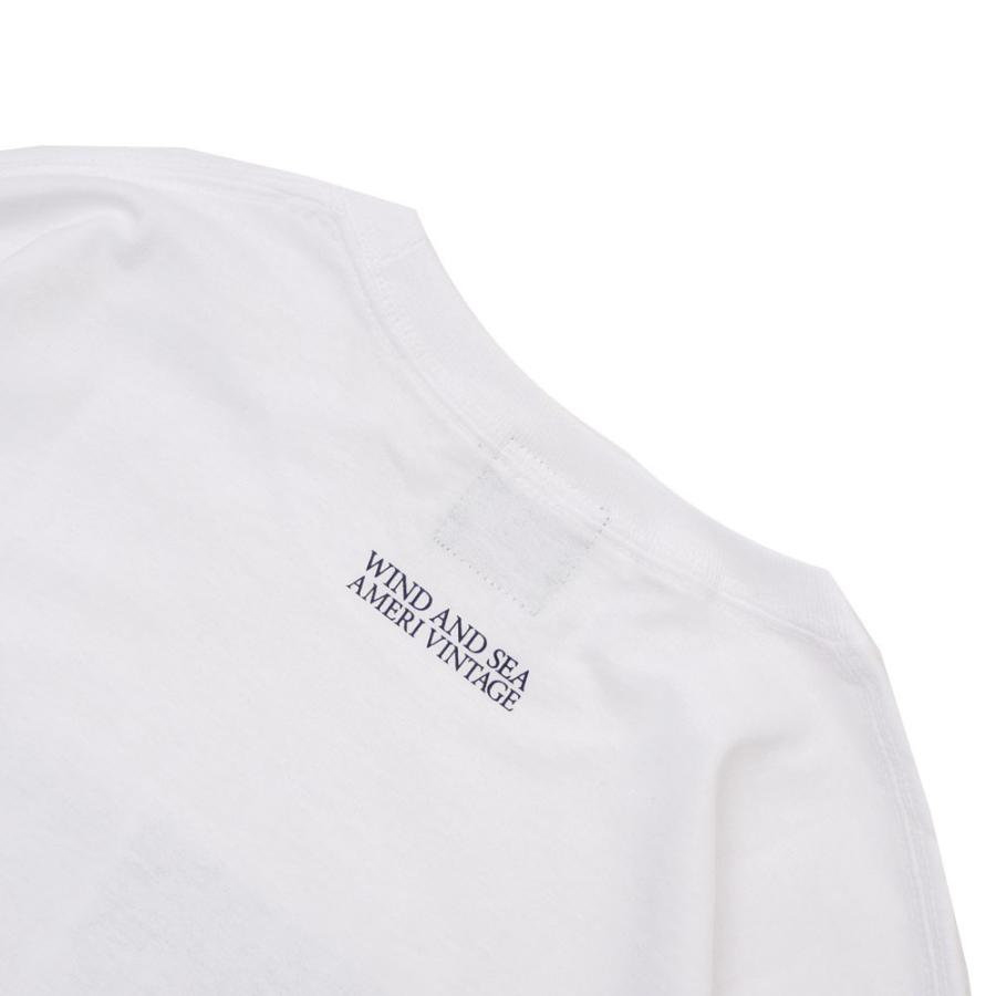 新品 ウィンダンシー WIND AND SEA x アメリ AMERI WDS PHOTO L/S T-SHIRT 長袖Tシャツ WHITE ホワイト 白 メンズ 202001111050 ...