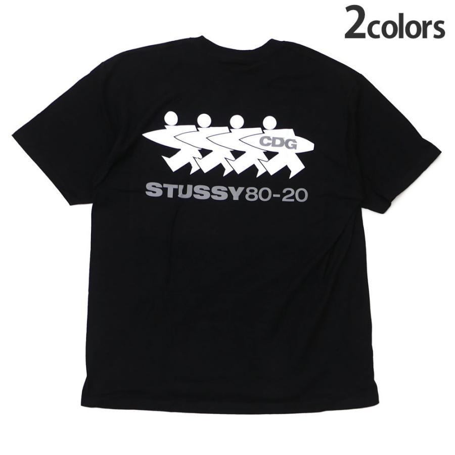 CDG 新品 コムデギャルソン COMME des GARCONS x ステューシー STUSSY SURFMAN TEE Tシャツ ...