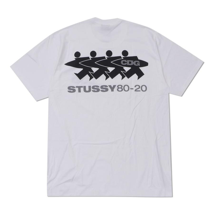 CDG 新品 コムデギャルソン COMME des GARCONS x ステューシー STUSSY SURFMAN TEE Tシャツ ...