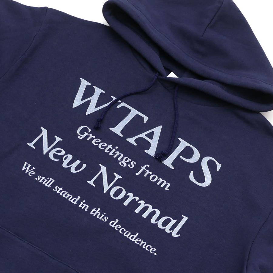 WTAPS 新品 ダブルタップス NEW NORMAL HOODED パーカー NAVY ネイビー 紺 202ATDT-HP02S 211000756057 SWT/HOODY : クリフ ...