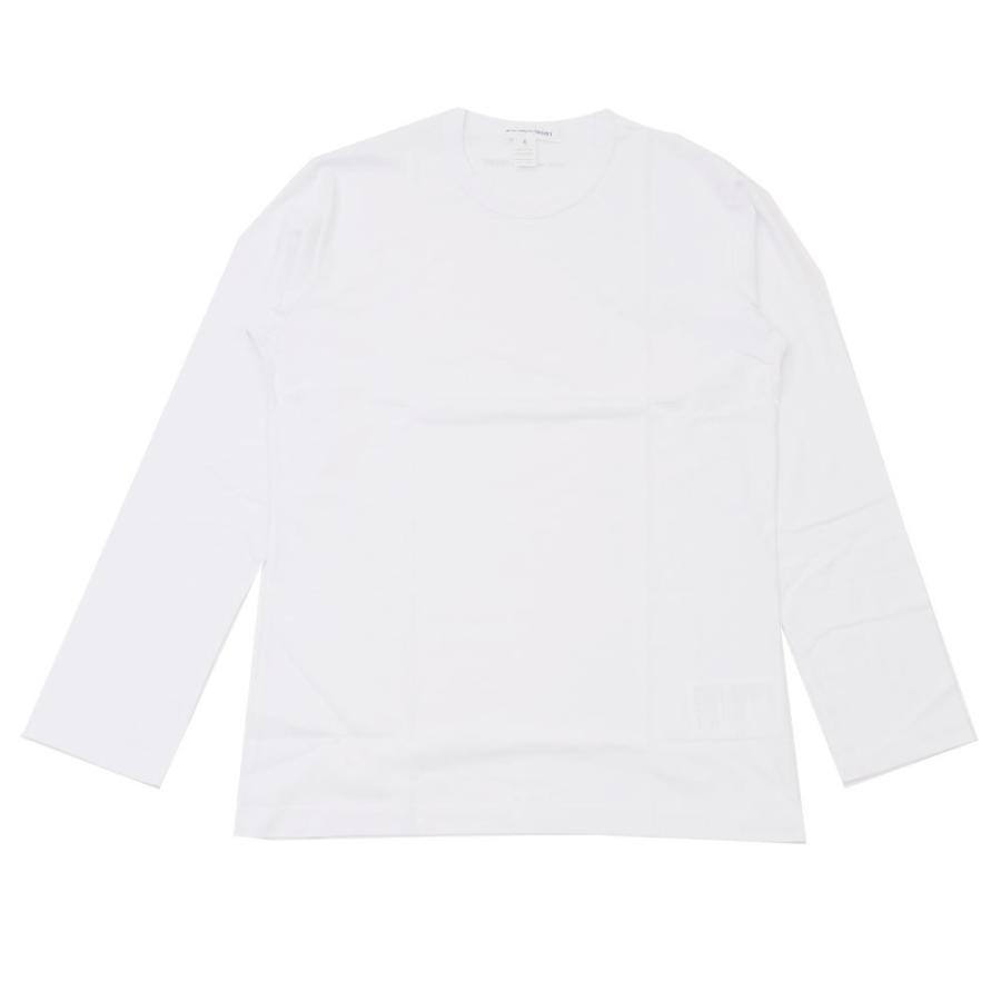 COMME des GARCONS SHIRT 新品 コムデギャルソン シャツ BACK LOGO L/S TEE 長袖Tシャツ WHITE ...