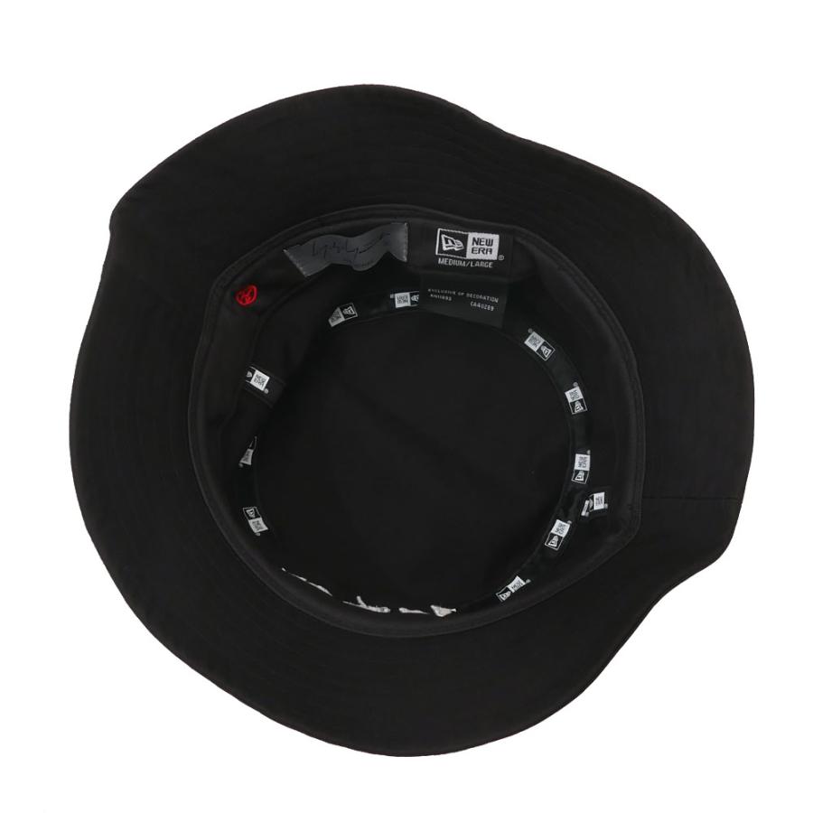 新品 ヨウジヤマモト Yohji Yamamoto x ニューエラ NEW ERA 店舗限定 BUCKET 01 YY HW LOGO ハット BLACK ブラック 黒 ...