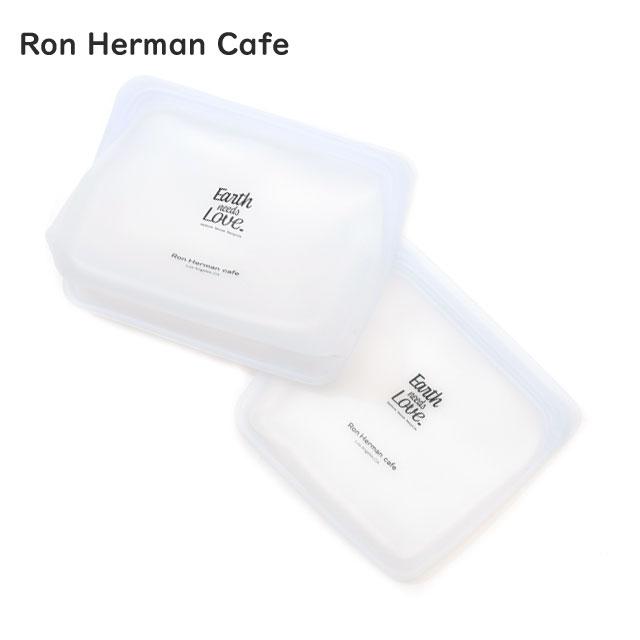 Ron Herman 新品 ロンハーマン CAFE Stasher 2 Pieces Set スタッシャー 2個セット シリコンバッグ フードコンテナ タッパー 密閉 CLEAR ...