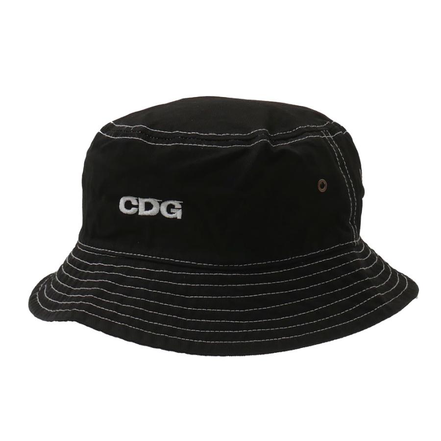 CDG 新品 シーディージー コムデギャルソン COMME des GARCONS GARMENT DYED HAT ハット BLACK ...