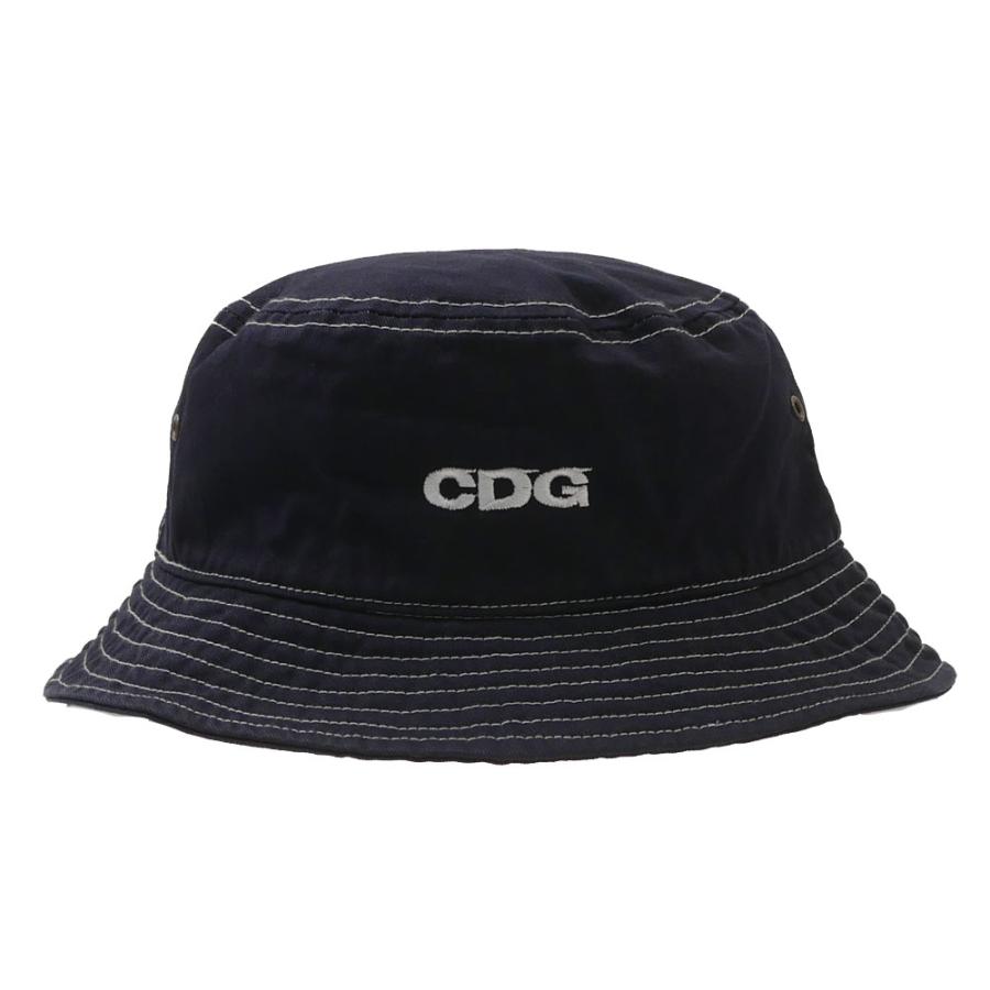 CDG 新品 シーディージー コムデギャルソン COMME des GARCONS GARMENT DYED HAT ハット NAVY ...