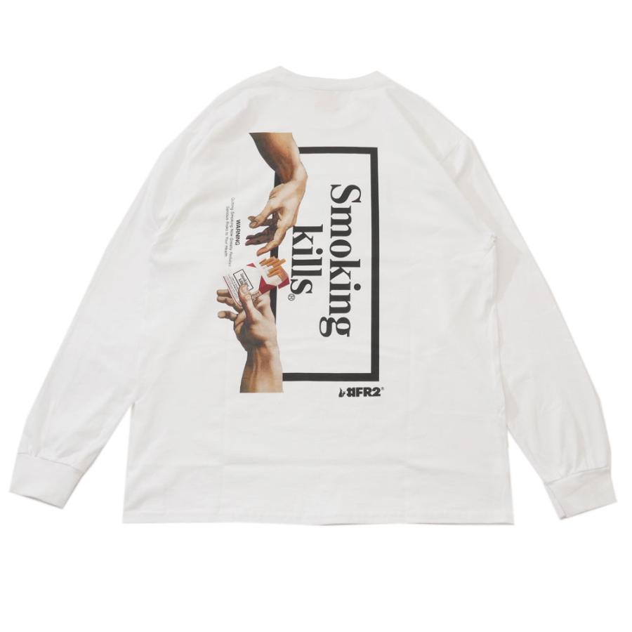 FR2 新品 エフアールツー #FR2 Can I bum a smoke? L/S Tee 長袖Tシャツ WHITE ホワイト 白 202001285050 TOPS : クリフエッジ ...