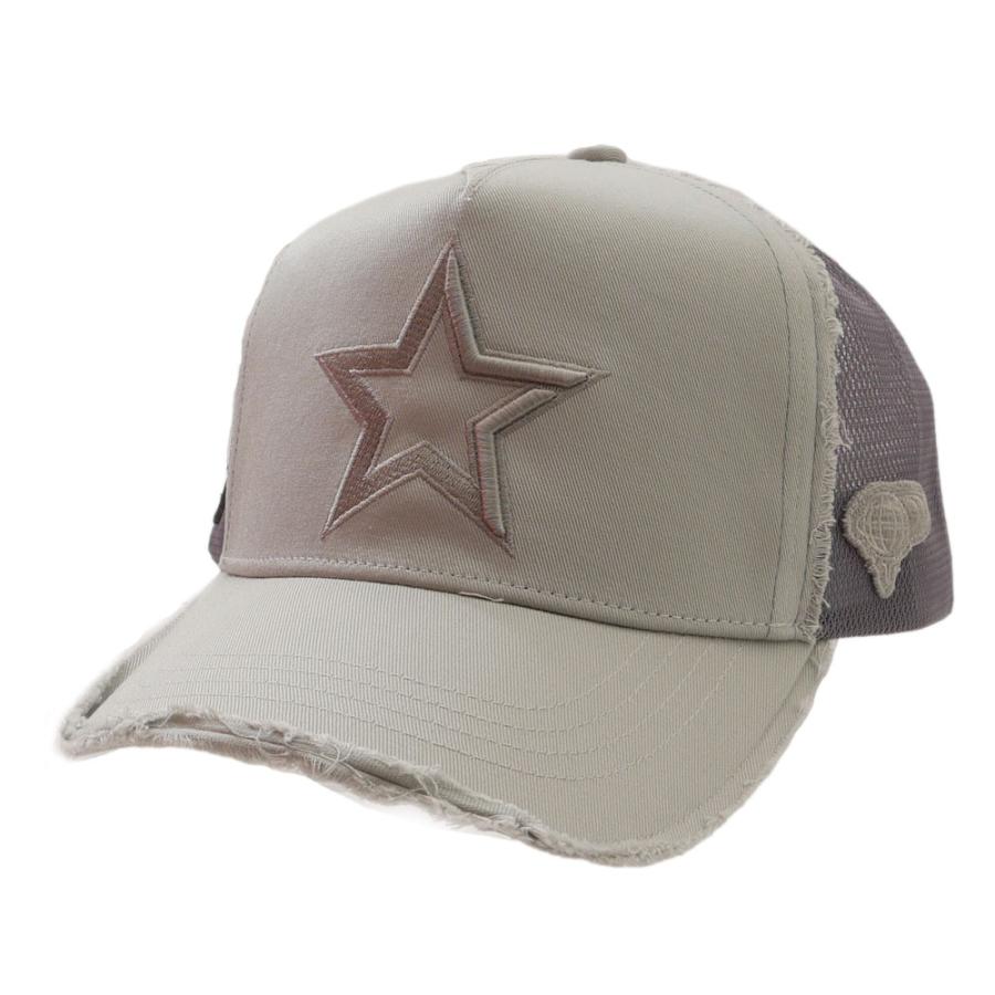 YOSHINORI KOTAKE DESIGN 新品 ヨシノリコタケ STAR MESH CAP キャップ GRAY グレー 灰色 ...