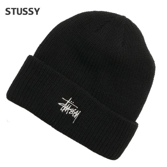 STUSSY 新品 ステューシー BASIC CUFF BEANIE ビーニー BLACK ブラック 黒 253000654011 ヘッドウェア : クリフエッジ - 通販 - Yahoo ...