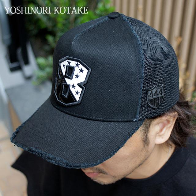 YOSHINORI KOTAKE DESIGN 新品 ヨシノリコタケ 2TONE 8LOGO MESH CAP メッシュキャップ BLACK ブラック 251001652011 ヘッドウェア ...
