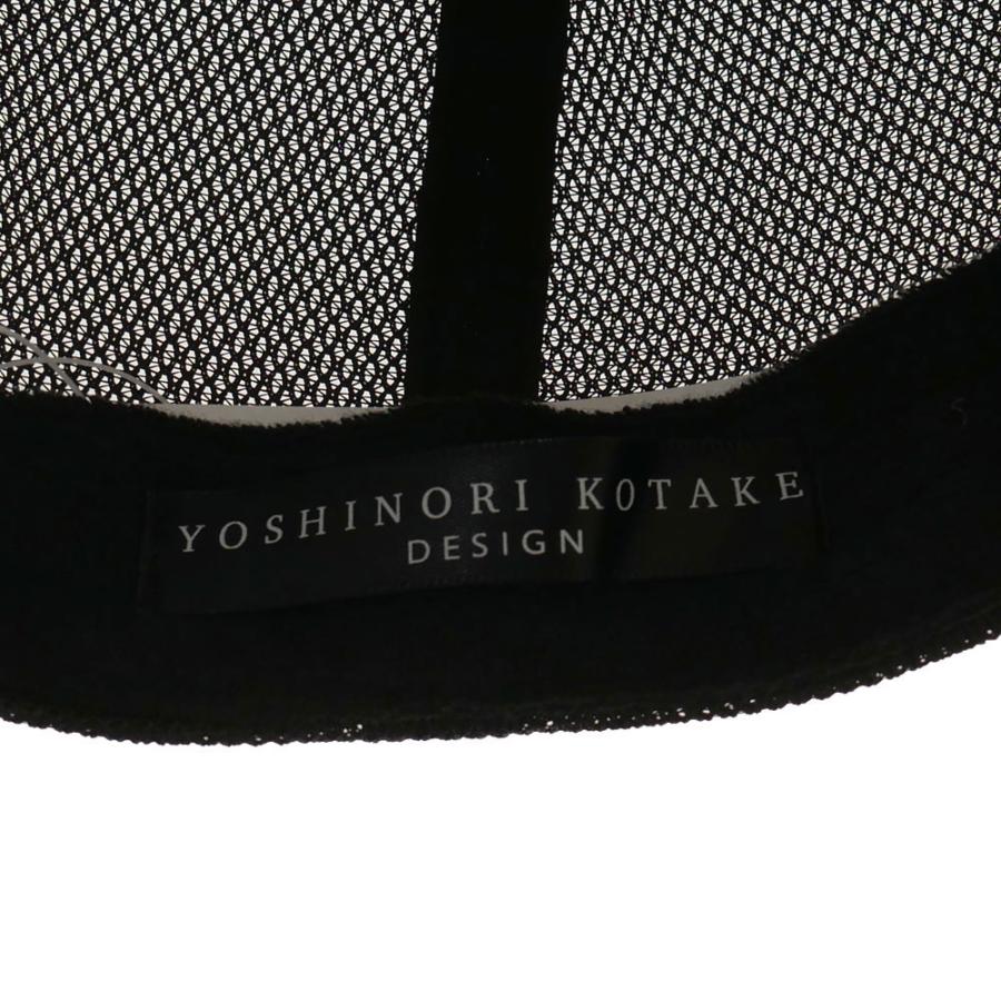 新品 ヨシノリコタケ YOSHINORI KOTAKE 2TONE 444LOGO MESH CAP メッシュキャップ BLACK ブラック 251001653011 ヘッドウェア ...