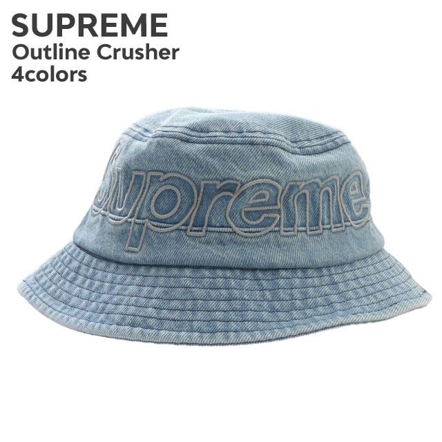 Supreme 新品 シュプリーム SUPREME Outline Crusher ハット 252000500047 ヘッドウェア : クリフ ...