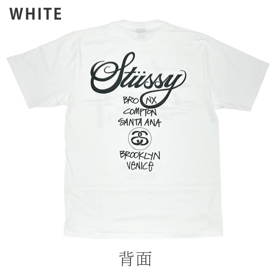STUSSY（ステューシー） 新品 STUSSY WORLD TOUR TEE ワールドツアー T