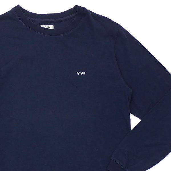 【特別価格】 ダブルタップス WTAPS 15AW DESIGN LS TEE デザイン 長袖Tシャツ NAVY ネイビー 紺 メンズ M ...