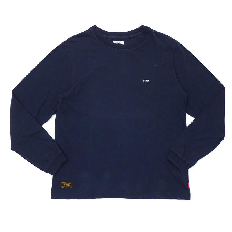 【特別価格】 ダブルタップス WTAPS 15AW DESIGN LS TEE デザイン 長袖Tシャツ NAVY ネイビー 紺 メンズ M ...