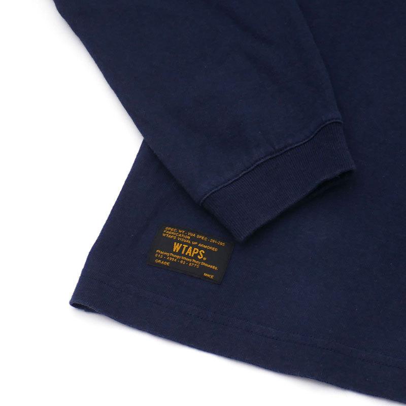 【特別価格】 ダブルタップス WTAPS 15AW DESIGN LS TEE デザイン 長袖Tシャツ NAVY ネイビー 紺 メンズ M ...