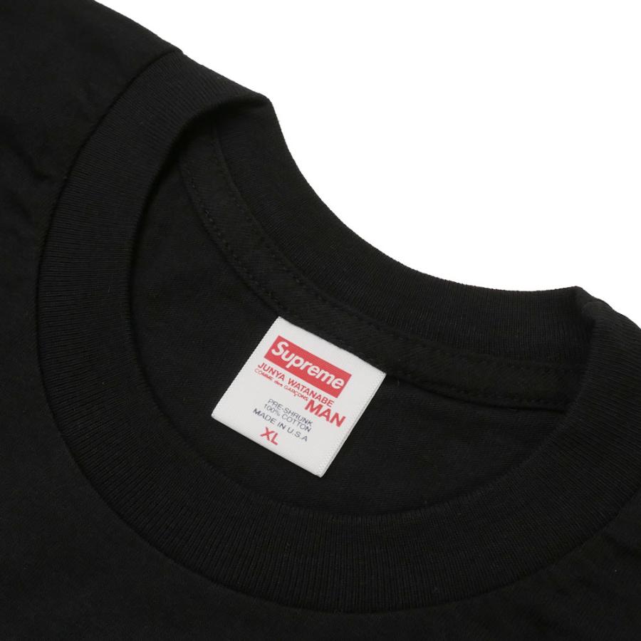 Supreme シュプリーム SUPREME x COMME des GARCONS JUNYA WATANABE MAN 21FW Nature Tee Tシャツ BLACK XLサイズ ...