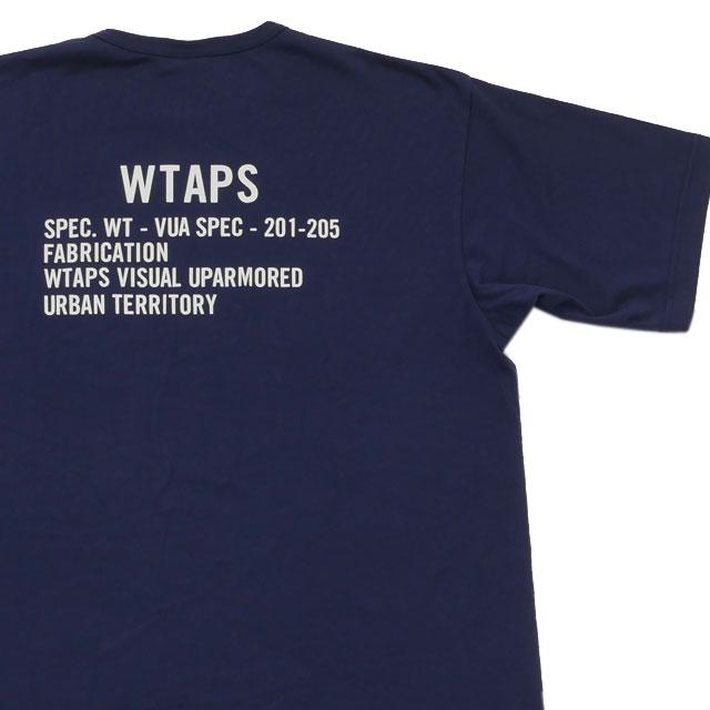 WTAPS ダブルタップス 20SS ACADEMY SS TEE Tシャツ 201ATDT-CSM22 NAVY ネイビー Mサイズ 【中古】 104003564047 (半袖Tシャツ ...