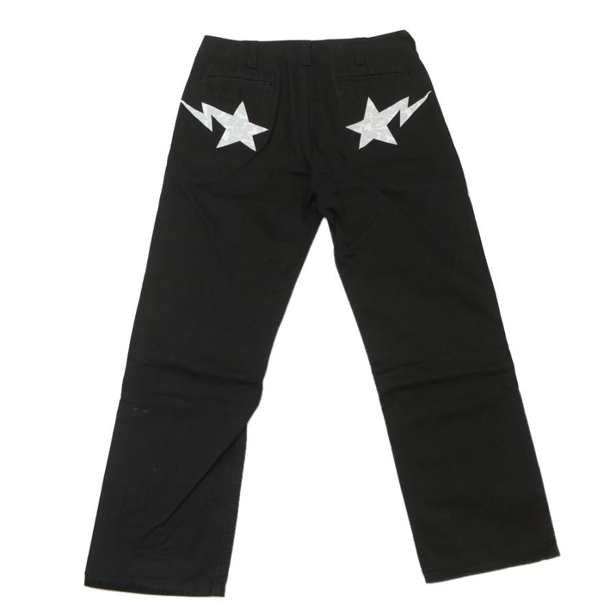 A BATHING APE ア ベイシング エイプ BACKSTA CHINO PANTS BAPESTA チノパン Mサイズ 【中古 ...