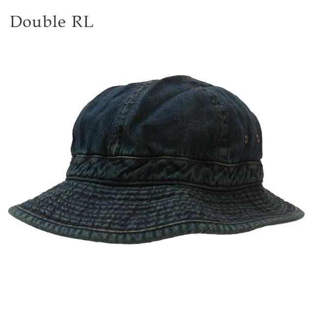 Double RL 新品 ダブルアールエル Denim Bucket Hat バケットハット BLUE ブルー ポロ ラルフローレン POLO ...