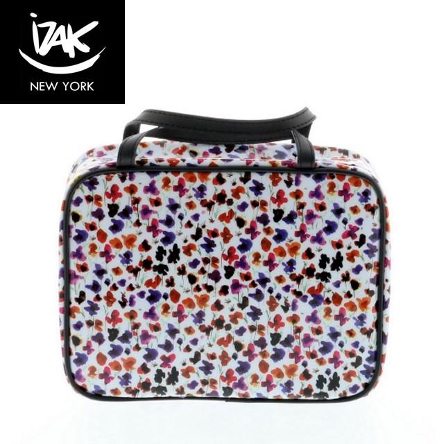 【送料無料】IZAK アイザック Vinyl Toiletry Bag コスメバッグ 化粧バッグ プチフラワー 小花柄 : emily ...