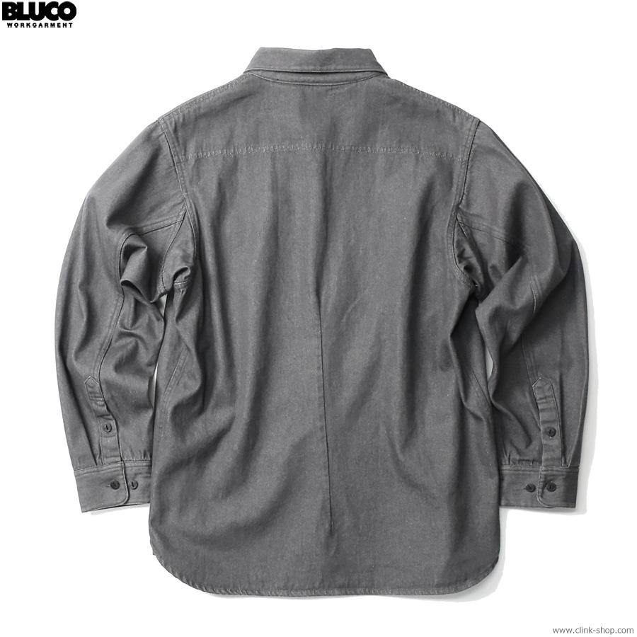 BLUCO ブルコ DENIM WORK SHIRT (BLACK) [1122] メンズ トップス デニムシャツ 長袖 : CLINK ...