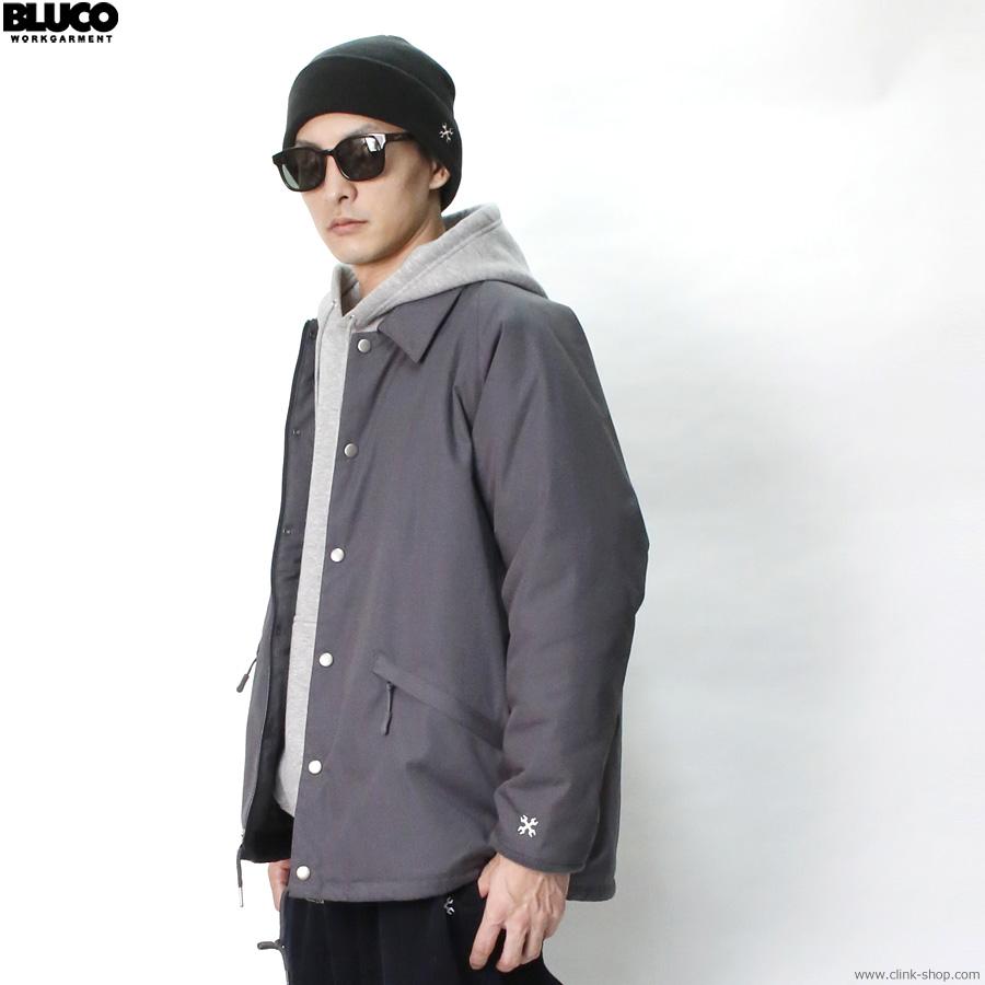 BLUCO ブルコ QUILTING COACH JACKET (CHARCOAL) [1351] コーチジャケット ラグランスリーブ : CLINK - 通販 - Yahoo!ショッピング