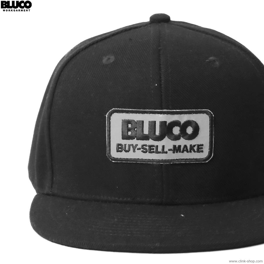 BLUCO ブルコ 6PANEL CAP -Patch- (BLACK) [1414] 6パネル スナップバックベースボールキャップ : CLINK - 通販 - Yahoo!ショッピング