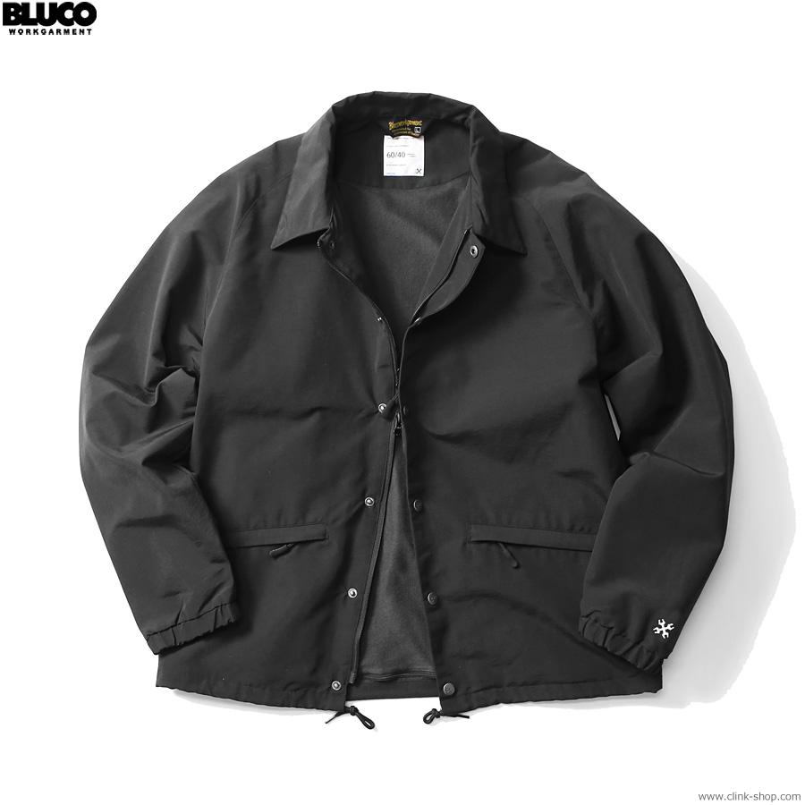 ブルコ BLUCO 60/40 COACH JACKET (BLACK) [0341-3A01] コーチジャケット ナイロン 人気アイテム ...
