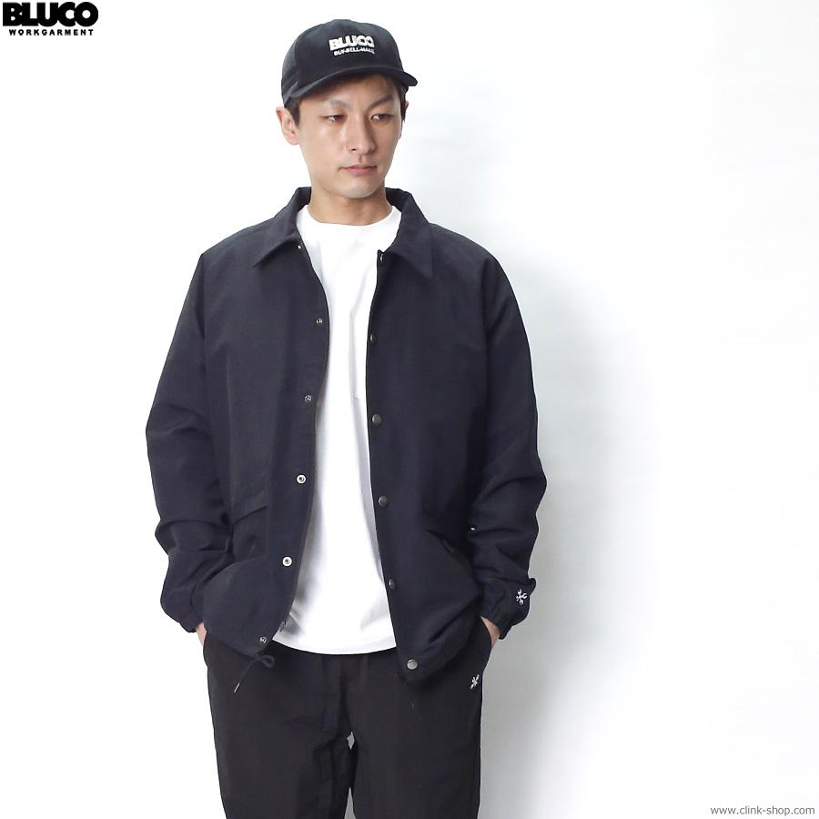 BLUCO ブルコ 60/40 COACH JACKET (BLACK) [0341-3A01] コーチジャケット ナイロン 人気アイテム : CLINK - 通販 - Yahoo!ショッピング
