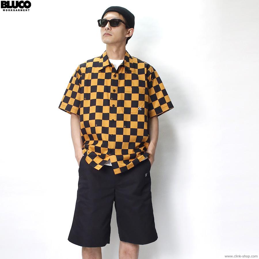BLUCO（ブルコ） BLUCO CHECKER FLAG SHIRT S/S (MASTERD) [1107-3A01] メンズ トップス ...