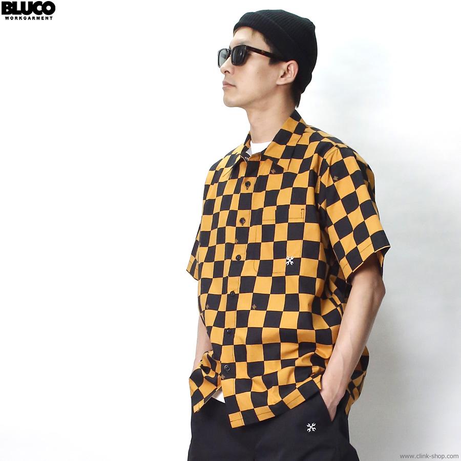 BLUCO（ブルコ） BLUCO CHECKER FLAG SHIRT S/S (MASTERD) [1107-3A01] メンズ トップス ...