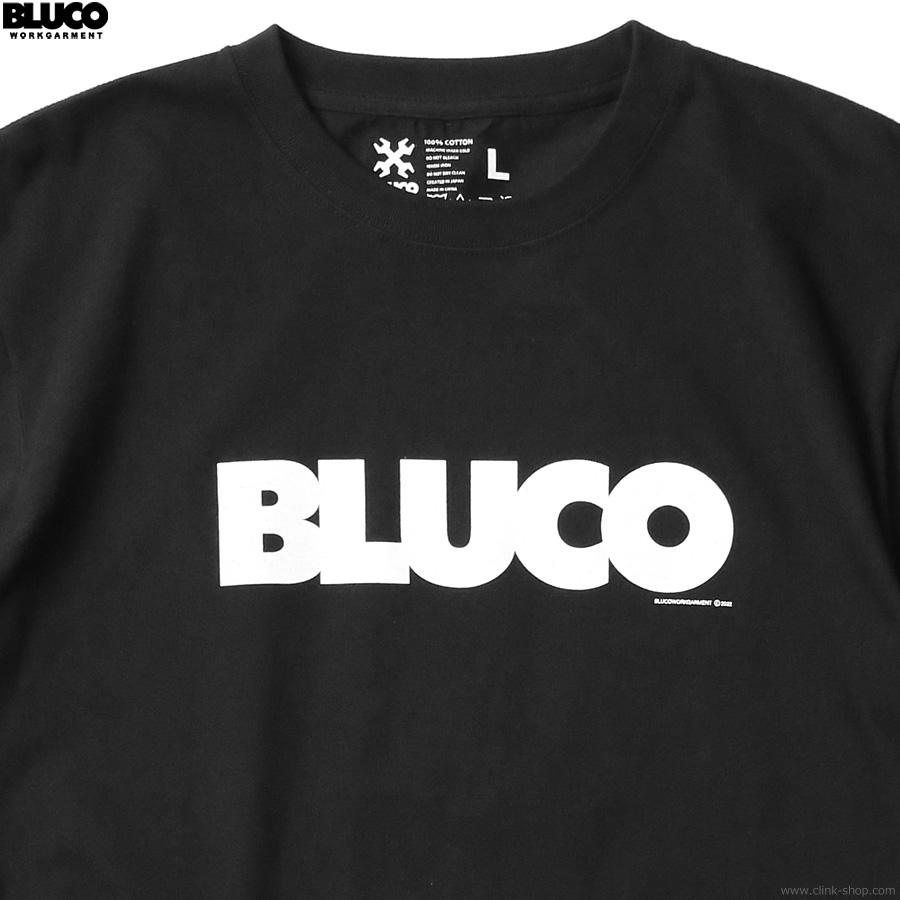 BLUCO ブルコ PRINT TEE -Logo- (BLACK) [1201-3A09] メンズ 半袖TEE Tシャツ ロゴ ...